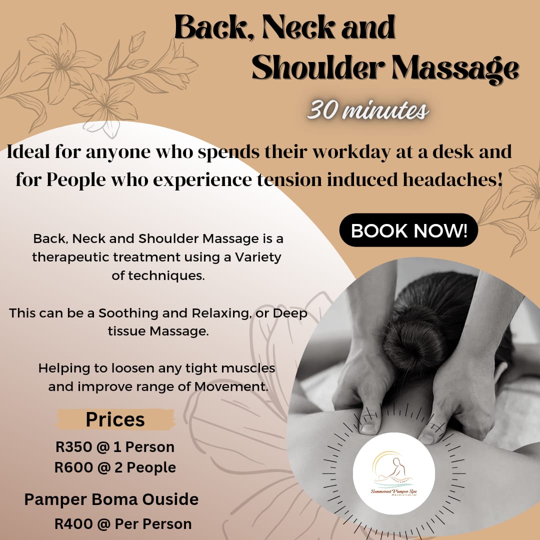 Specials | Summerset Pamper Spa │ Bela Bela